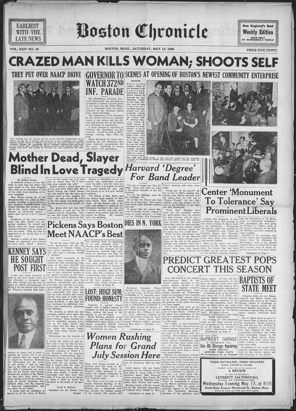 Boston Chronicle. May 13, 1939 - Digital Commonwealth