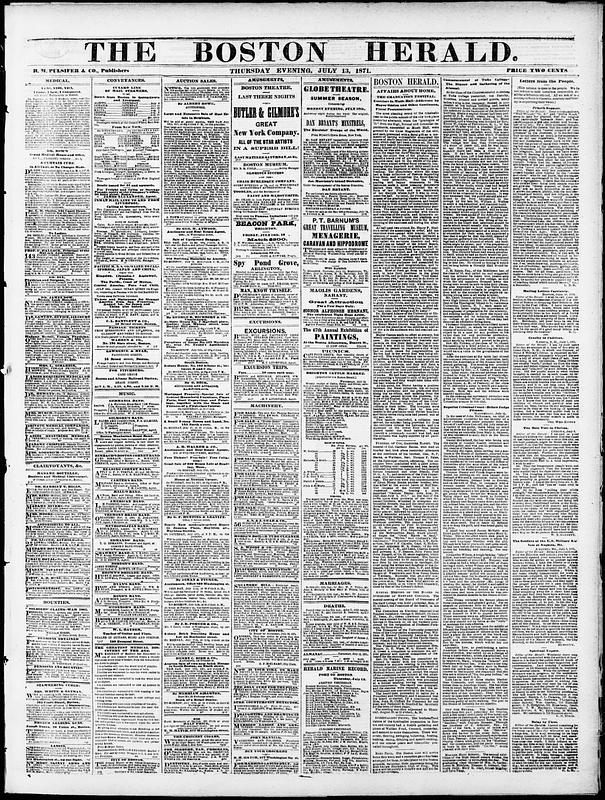 The Boston Herald. July 13, 1871 - Digital Commonwealth
