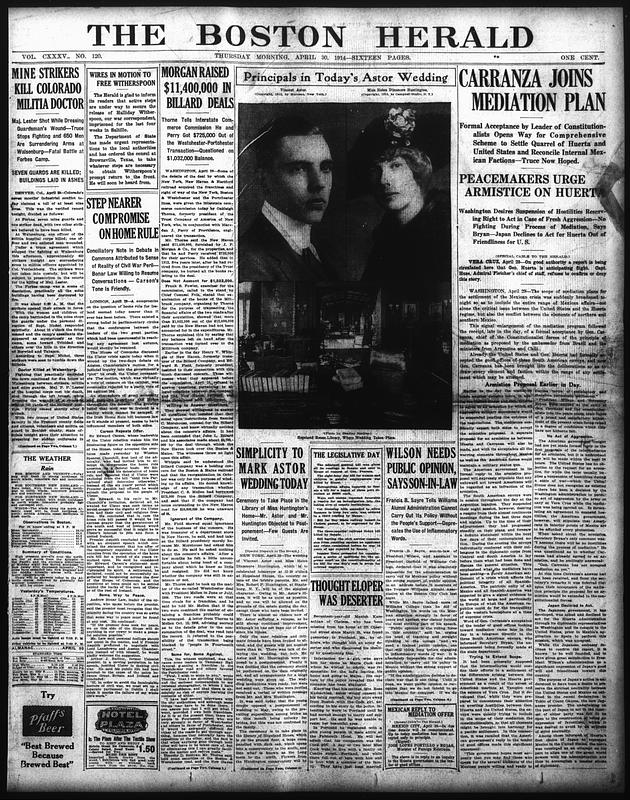 The Boston Herald. April 30, 1914 - Digital Commonwealth