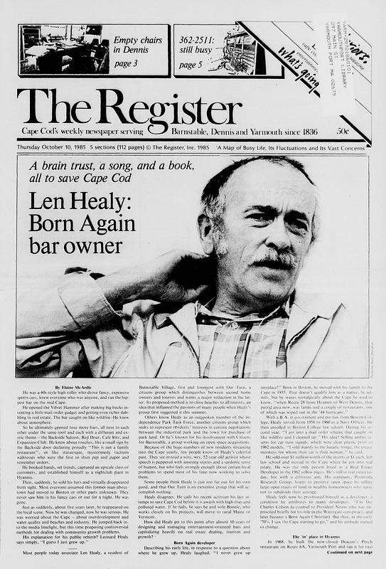 The Register. October 10, 1985 - Digital Commonwealth