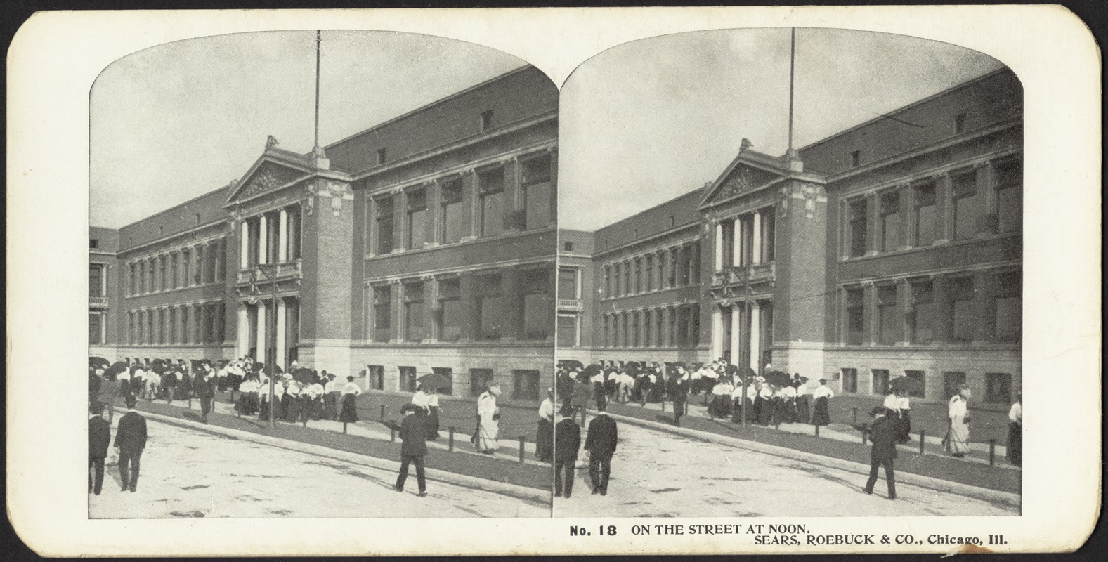 On the street at noon - Digital Commonwealth