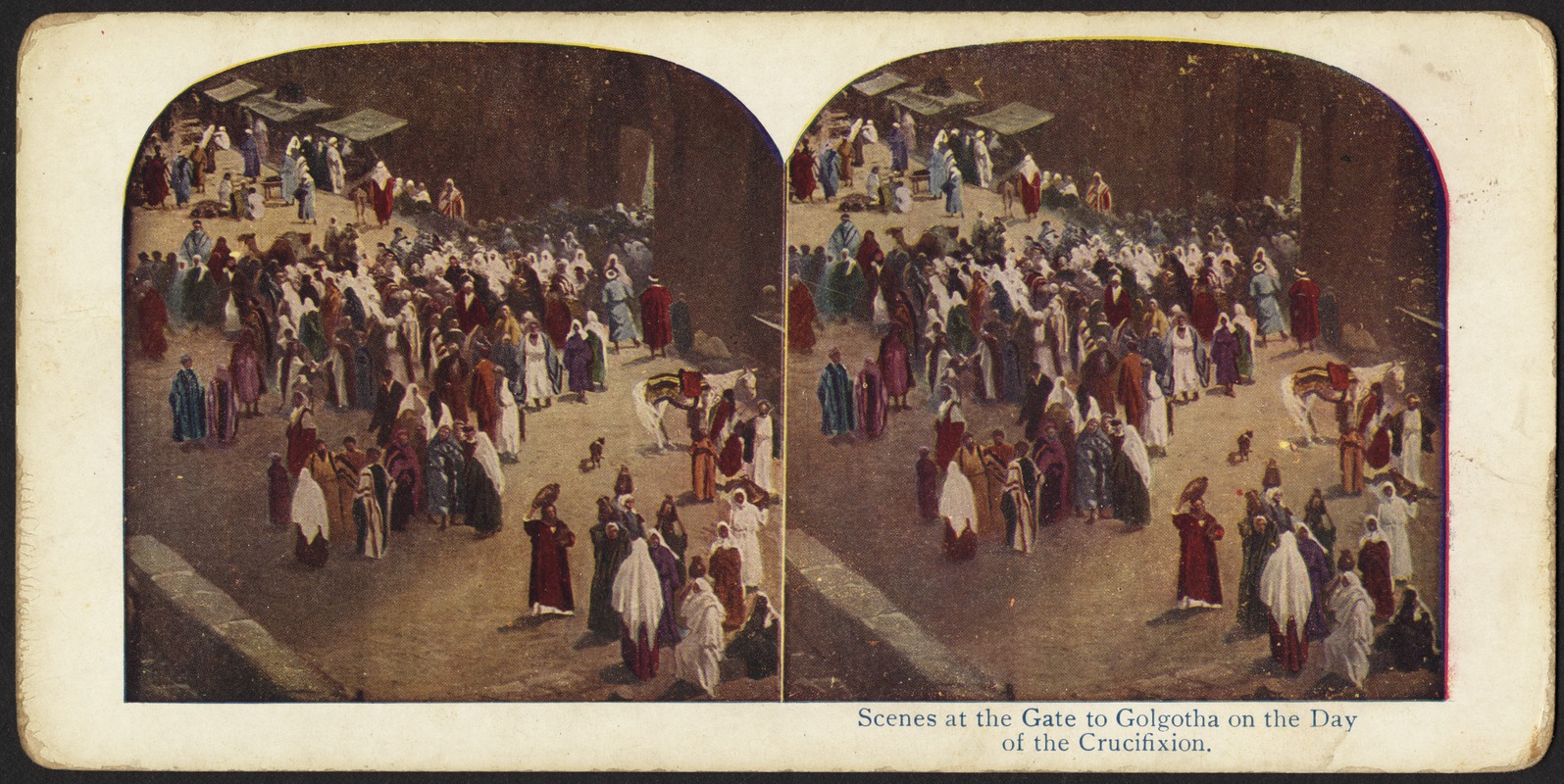 Scenes at the gate of Golgotha on the day of the crucifixion - Digital ...