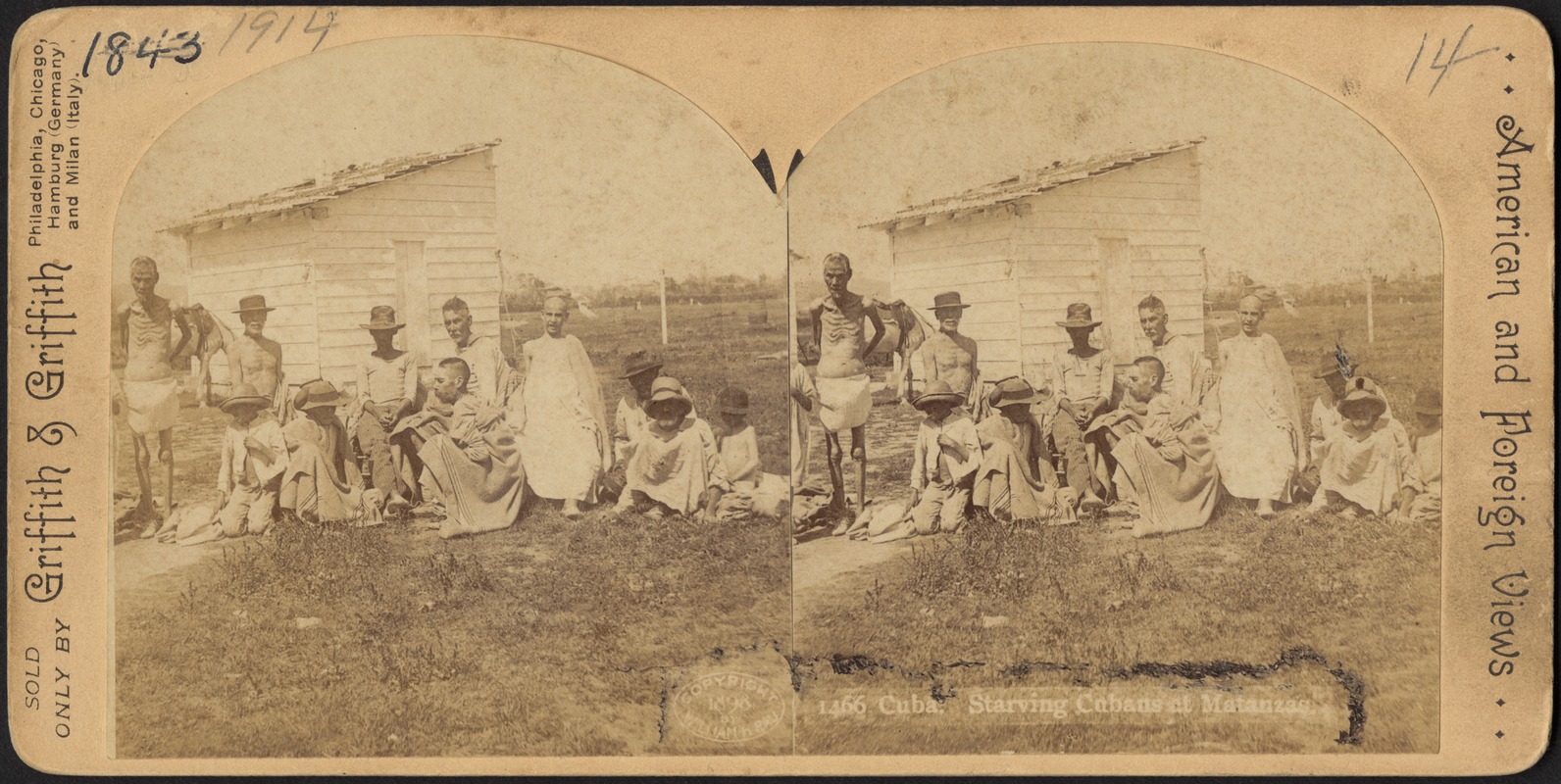 Cuba. Starving Cubans at Matanzas - Digital Commonwealth