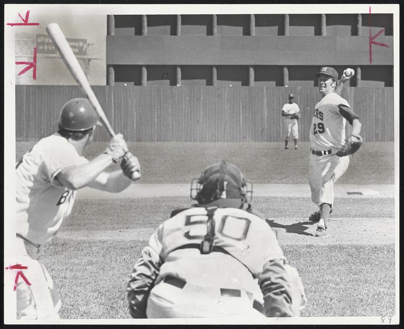 Milwaukee Brewers pitcher Jim Lonborg delivers a pitch - Digital ...
