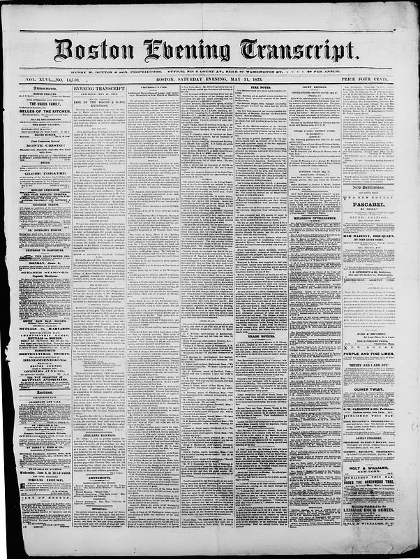 Boston Evening Transcript - Digital Commonwealth