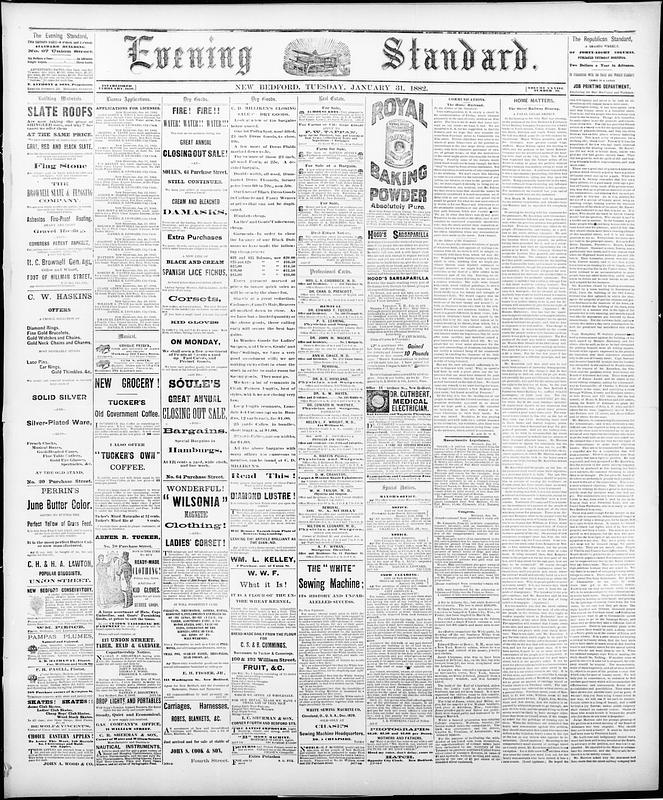 Evening Standard. January 31, 1882 - Digital Commonwealth