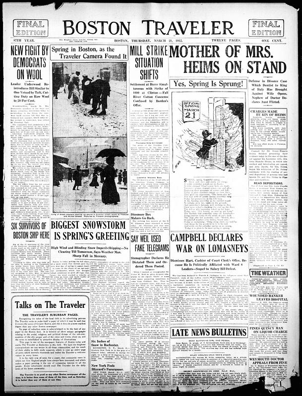 The Boston Traveler. March 21, 1912 - Digital Commonwealth