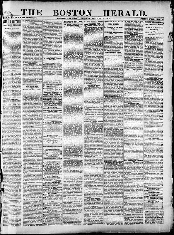 The Boston Herald. January 06, 1876 - Digital Commonwealth