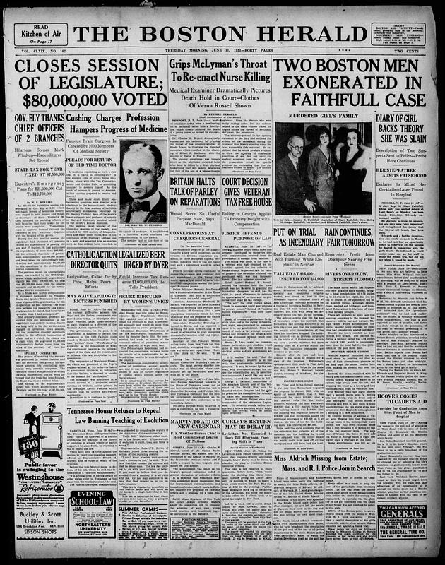 Boston Herald. June 11, 1931 - Digital Commonwealth