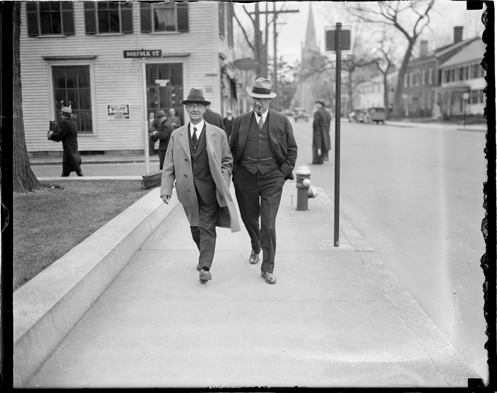 Judge Brown and Sheriff of Dedham jail - Digital Commonwealth