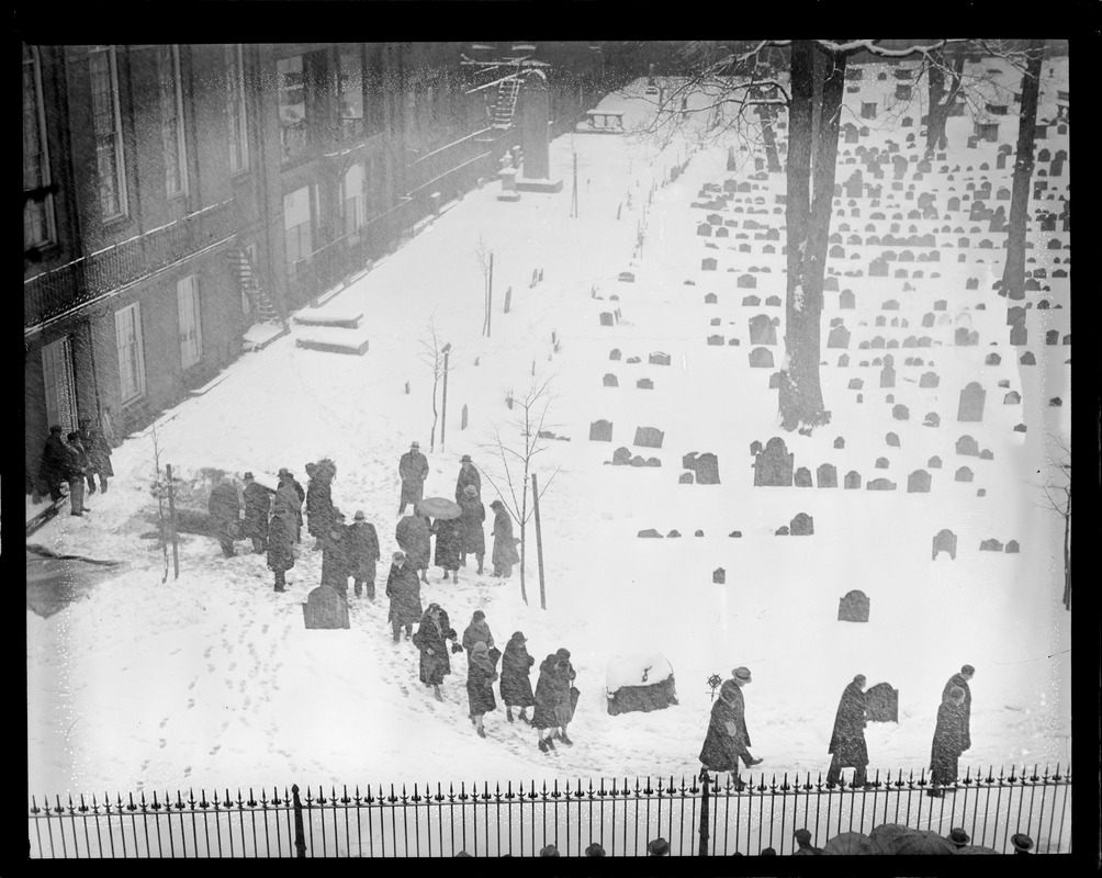 Mrs. Isabella Perry being buried in Granary burial ground - Digital ...