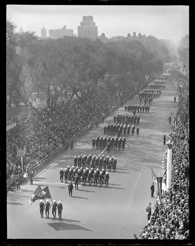 Legion Parade, Beacon St. - Digital Commonwealth