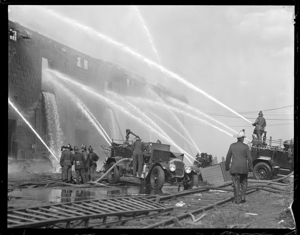 Six alarm fire - Prison Point - Digital Commonwealth