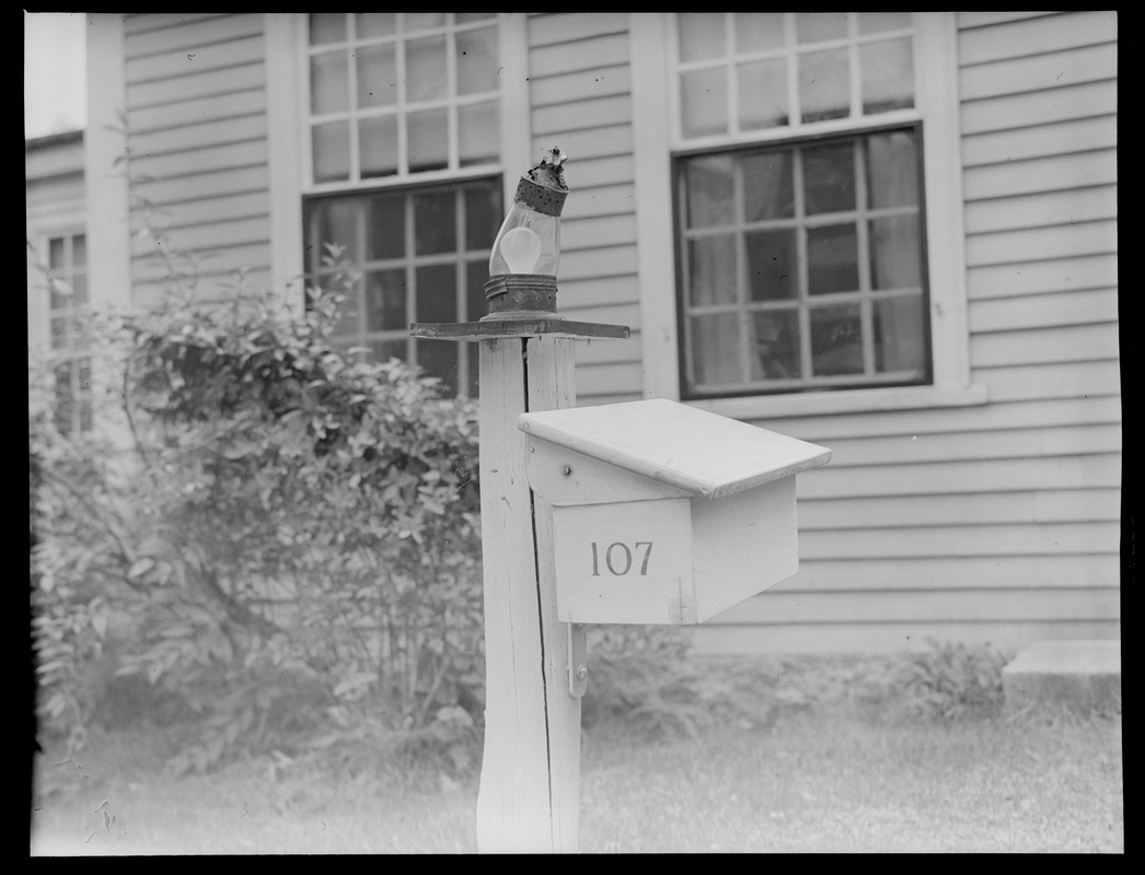Letter boxes, unusual - Digital Commonwealth