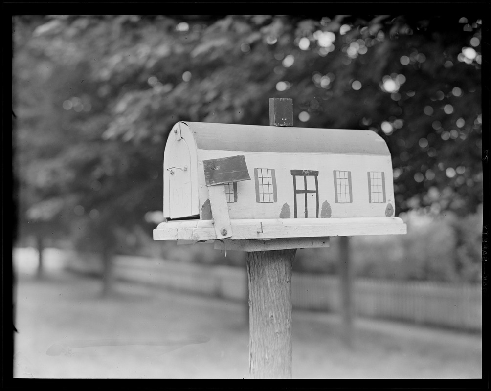 Letter boxes, unusual - Digital Commonwealth