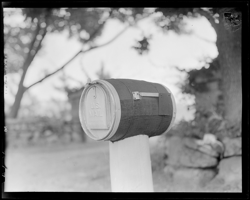 Letter boxes, unusual - Digital Commonwealth