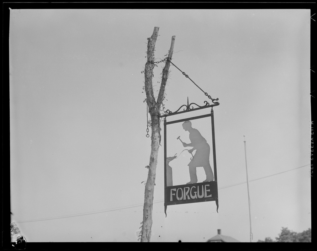 Forgue sign - Digital Commonwealth