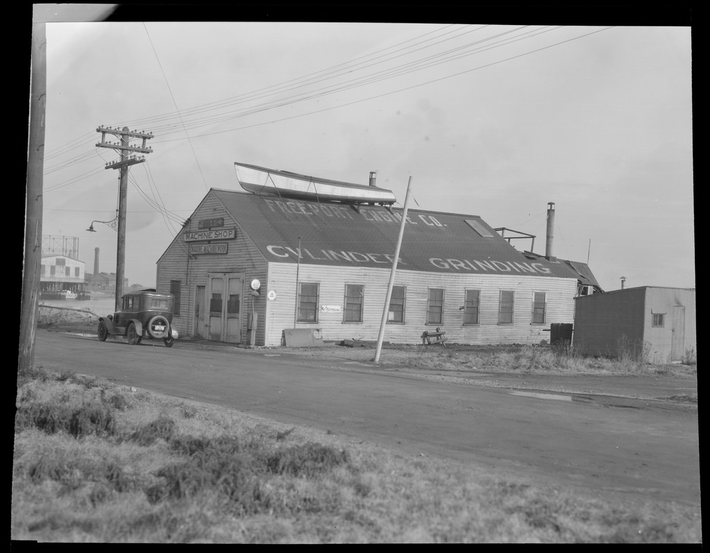 Boat on roof, Freeport Engine Co. - Digital Commonwealth