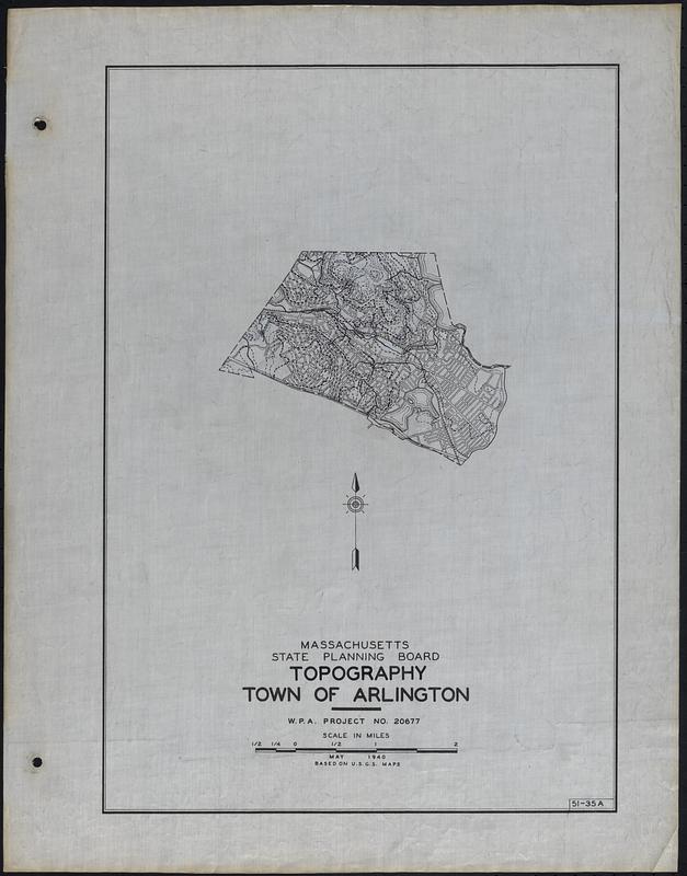 Topography Town of Arlington - Digital Commonwealth