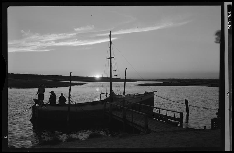 Sunset at Menemsha Pond, Martha's Vineyard - Digital Commonwealth
