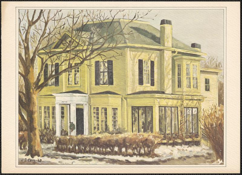 Cain Christmas Cards (1968, 1970) - Digital Commonwealth