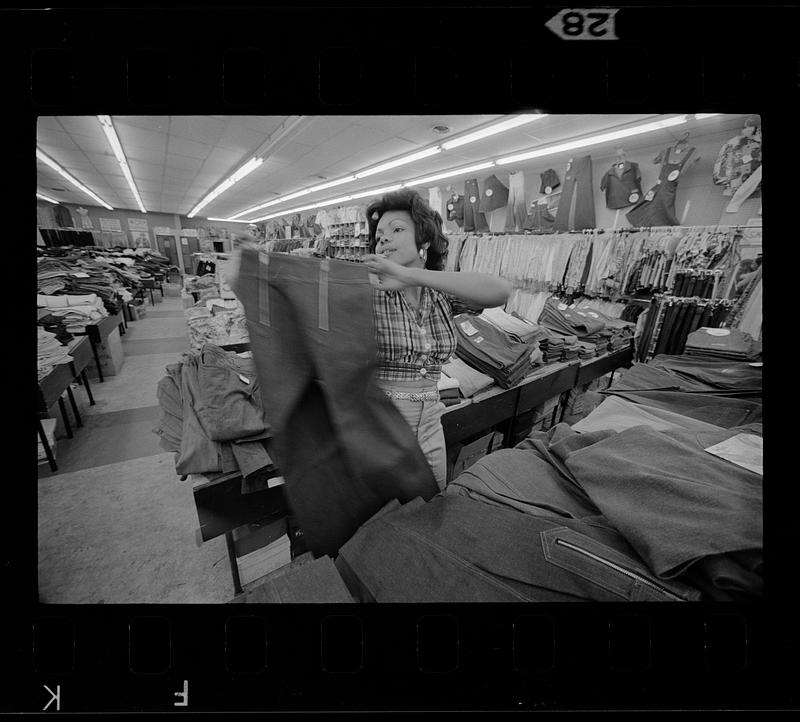 Discount blue jean shopping in Central Square, Cambridge - Digital ...