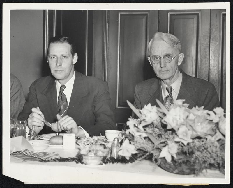 Governor Addresses Farm Leaders—Gov. Tobin, left, yesterday pledged ...