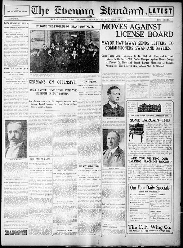 Evening Standard. February 09, 1915 - Digital Commonwealth