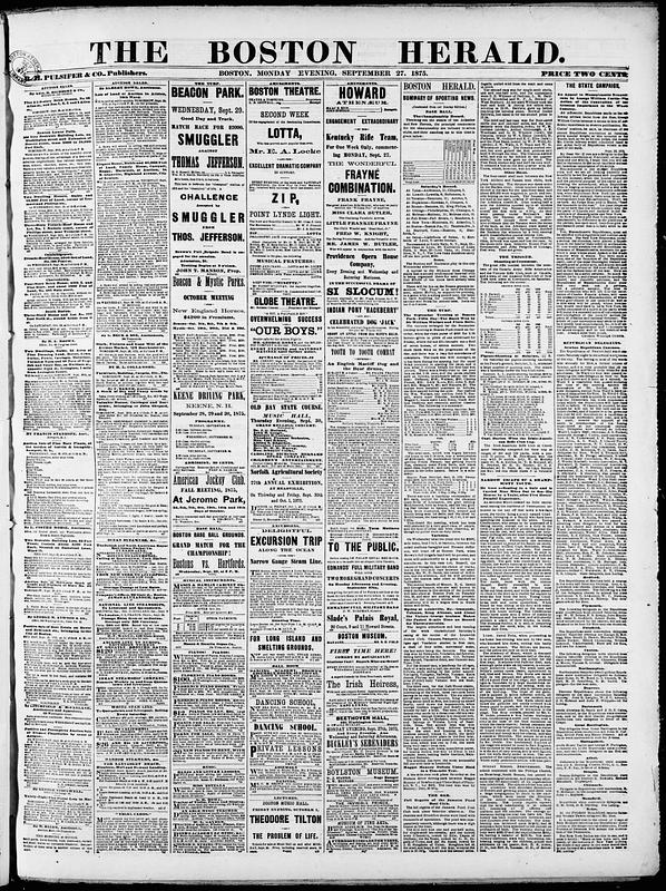 The Boston Herald. September 27, 1875 - Digital Commonwealth
