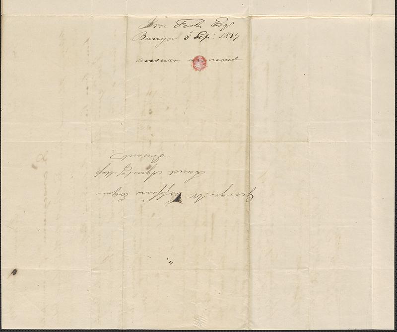 Ira Fish to George Coffin, 8 September 1839 - Digital Commonwealth