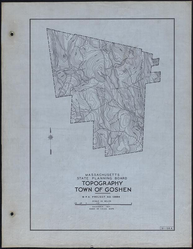 Topography Town of Goshen - Digital Commonwealth