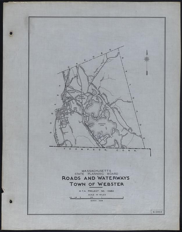 Roads and Waterways Town of Webster - Digital Commonwealth