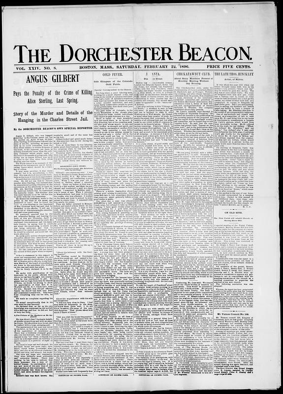 The Dorchester Beacon, February 22, 1896 - Digital Commonwealth