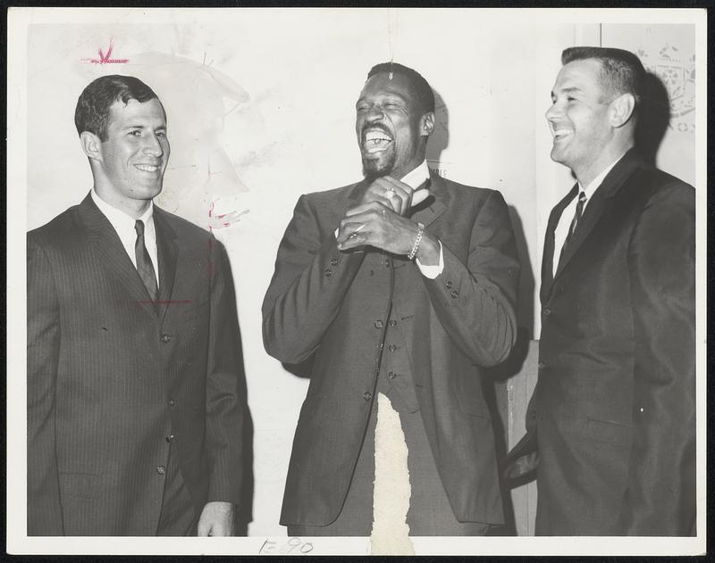 Celts Dinner L, R Art Heyman, Bill Russell - Digital Commonwealth