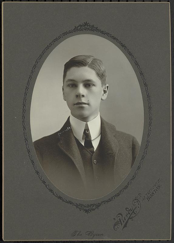 Boston Latin School 1902 Senior portrait, George Sill Leonard - Digital ...