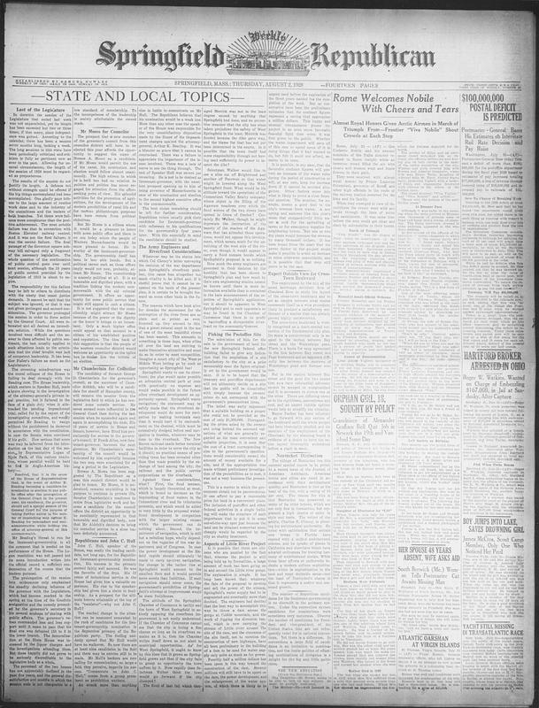 Springfield Weekly Republican - Digital Commonwealth