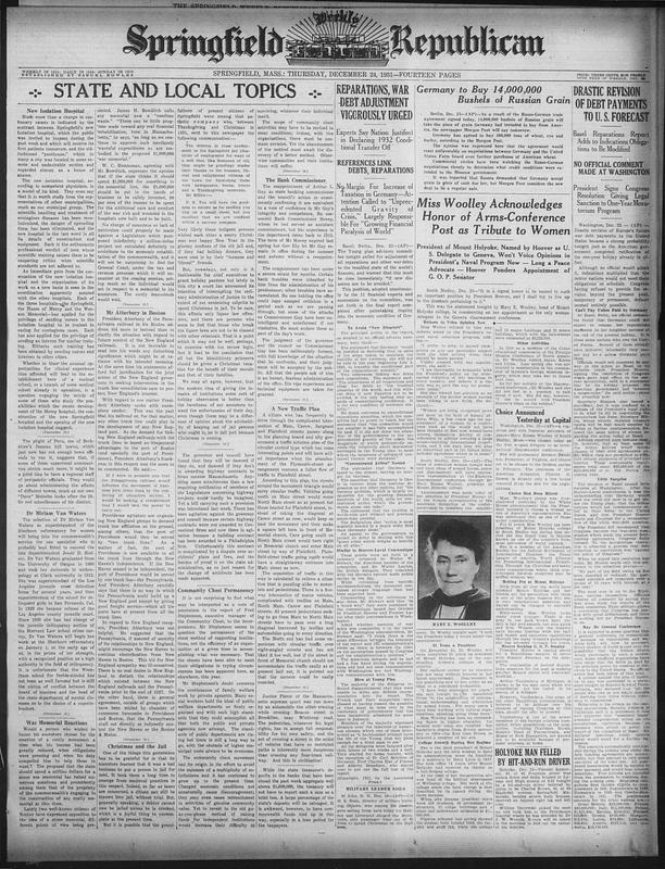 Springfield Weekly Republican - Digital Commonwealth