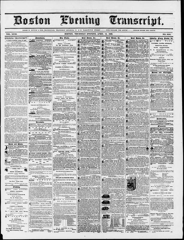 Boston Evening Transcript - Digital Commonwealth