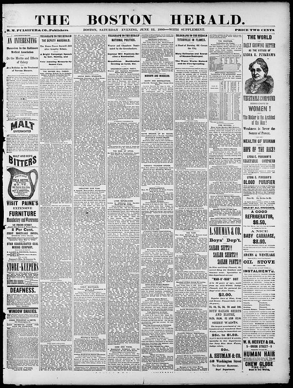 The Boston Herald. June 12, 1880 - Digital Commonwealth