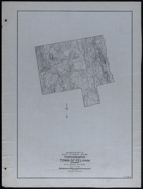 Topography Town of Pelham - Digital Commonwealth