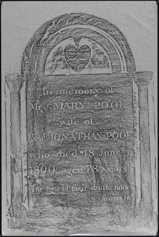 In memory of Mrs. Mary Pool - Digital Commonwealth