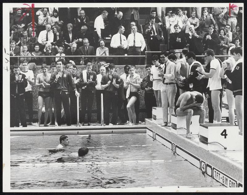 Schollander Swim Scenes-Olympic champion Don Schollander (forefront ...