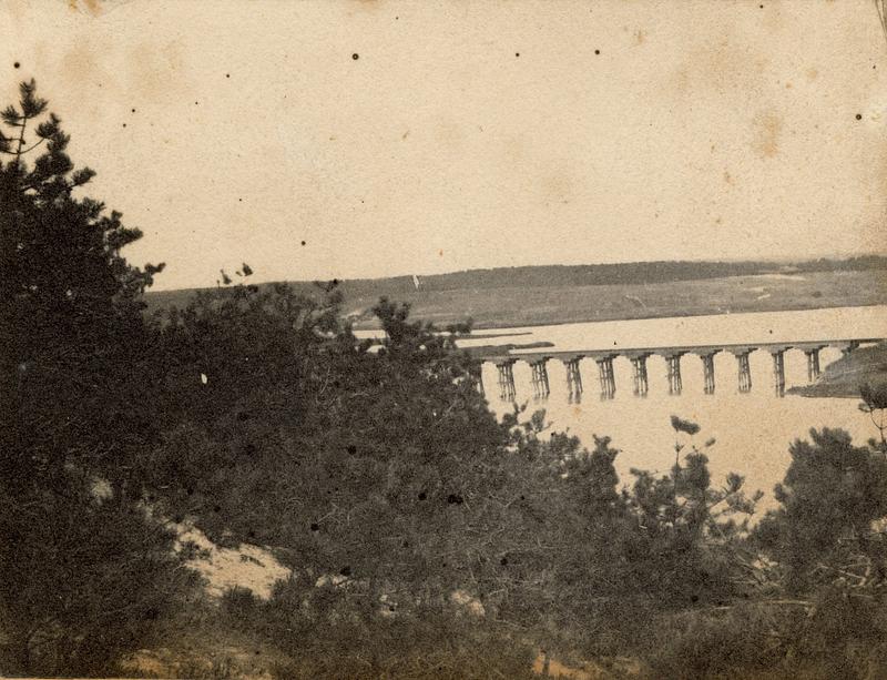 Railroad bridge over Bass River, South Yarmouth, Mass. - Digital ...