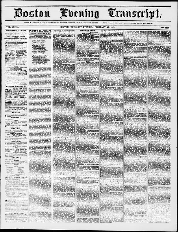 Boston Evening Transcript - Digital Commonwealth