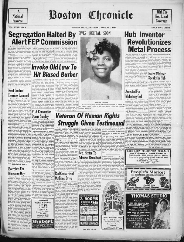 Boston Chronicle. March 01, 1947 - Digital Commonwealth