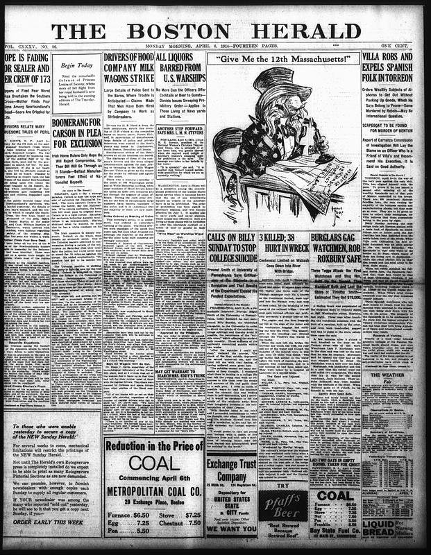 The Boston Herald. April 06, 1914 - Digital Commonwealth