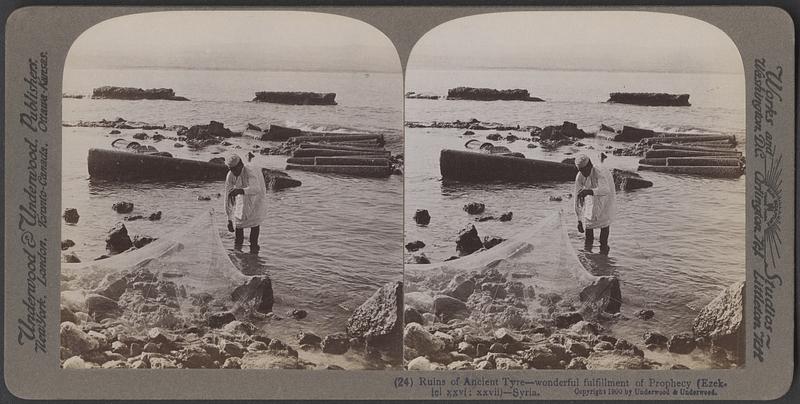 Ruins of ancient Tyre - wonderful fulfillment of prophecy (Ezekiel xxvi ...