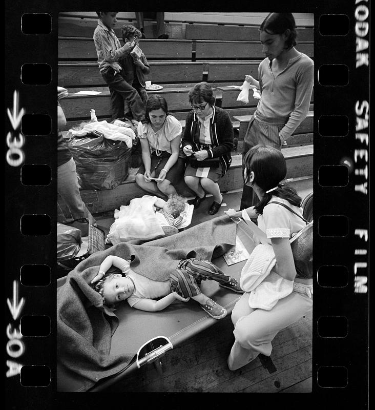 Chelsea Fire survivors at shelter, Chelsea, MA - Digital Commonwealth