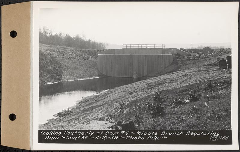Contract No. 66, Regulating Dams, Middle Branch (New Salem), and East ...