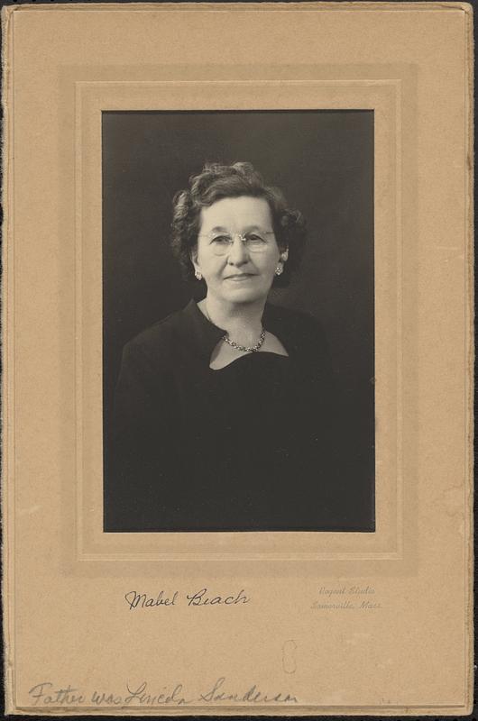 Mabel Sanderson Beach - Digital Commonwealth